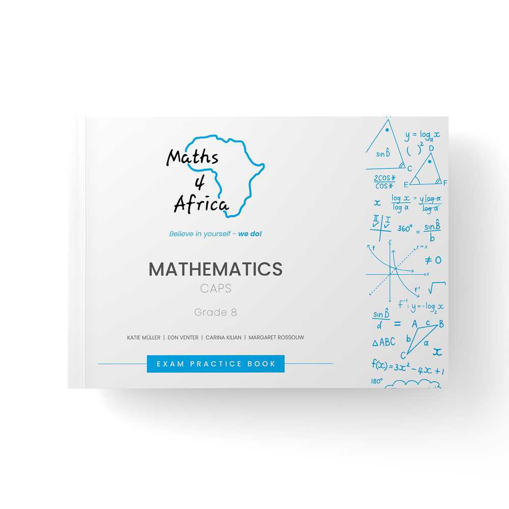 Grade 8 Mathematics English Exam Practice Book (CAPS-Aligned)